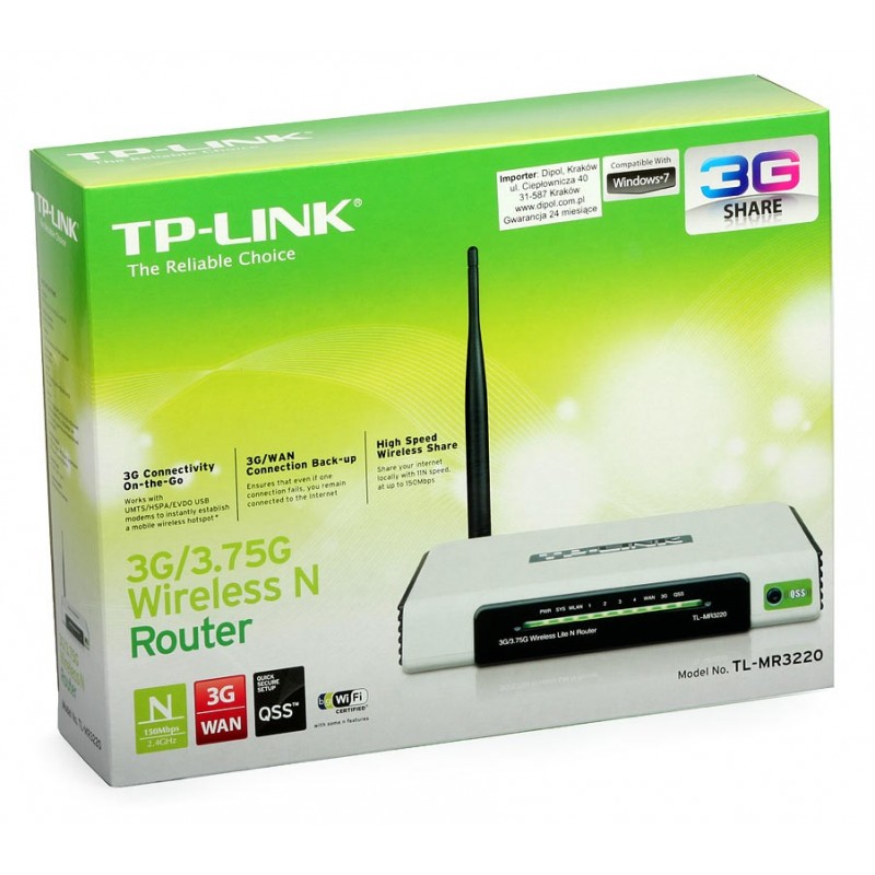 Jual Harga TP-Link TL-MR3220 3G Router Jual Harga TP-Link TL-MR3220 3G Router